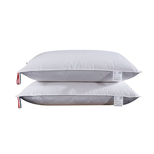 CHUNYU Natural White Goose Down Pillow Five-Star Hotel Feather Pillows Bedding for Home Sleeping 48x74cm 1pc
