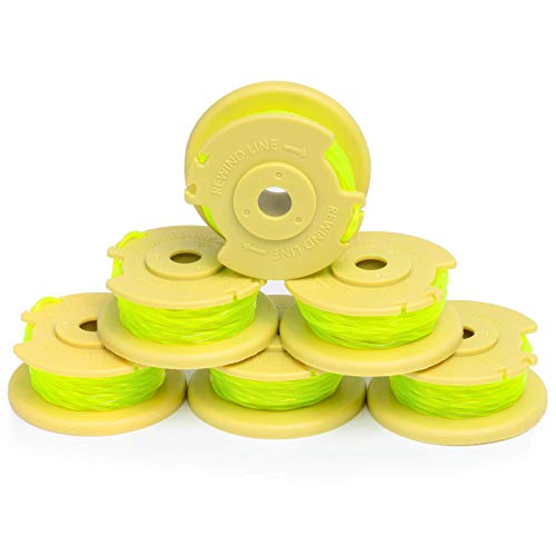 Future Way 6-Pack Weed Eater String Replacement for Ryobi 18v, 24v, and 40v Cordless Trimmers