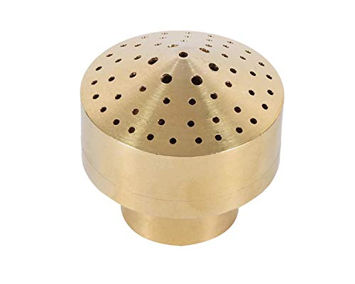 1/4''1/2''3/4''1''3/2''2''Brass Column Garden Pond Water Fountain Nozzle Sprinkle Spray Head(3/4")