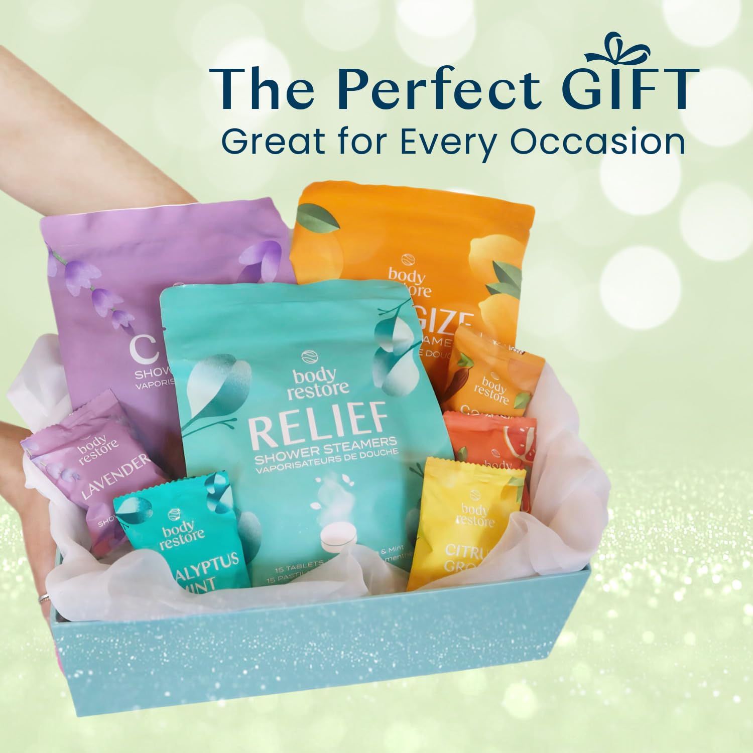 Body Restore Shower Steamers Aromatherapy (15 Pack x 2) - Gifts for Mom, Gifts for Women & Men, Shower Bath Bombs, Lavender, Tea Tree Essential Oils, Stress Relief