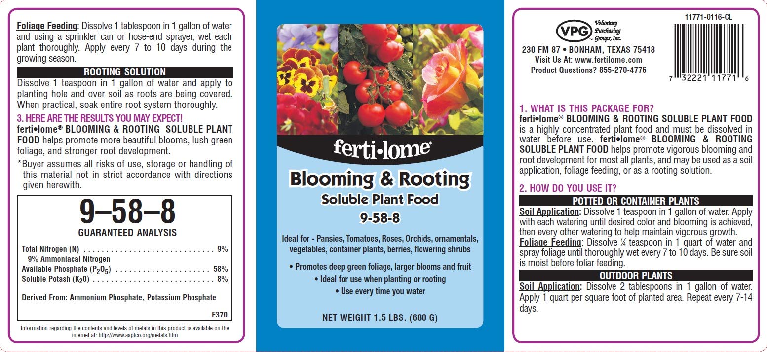 Voluntary Purchasing Group 11771 Bloom/Root Food, 1.5 lb