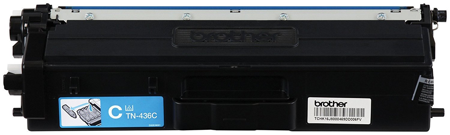 Brother TN436BK, TN436C, TN436Y, TN436M 4-Color Super High Yield Toner Cartridge Set