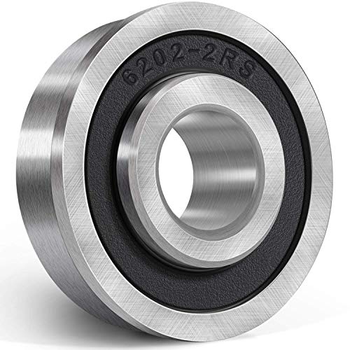 8pcs Flanged Ball Bearing ID 1/2" x OD 1-3/8" Suitable for Lawn Mower, Wheelbarrows, Carts & Hand Trucks Wheel Hub, Replacement for Marathon, Exmark, Stens, Prime Line & Sunbelt.