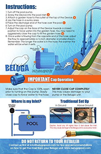 Beluga Pool Solutions 1652 Solar Heating Device for Swimming Pool