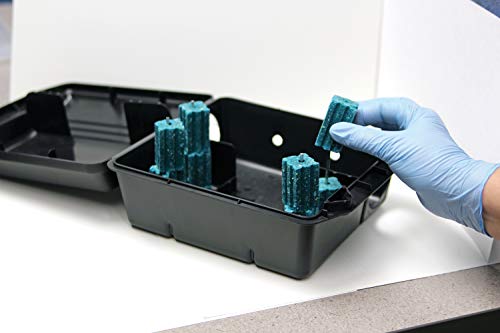 Tomcat Rodent Station, Includes 1 Rodent Station with 4 Bait Securing Rods and 1 Security Key - Fits Rat or Mouse Sized Traps (Baits & Traps Sold Separately) - Use Indoors or Outdoors