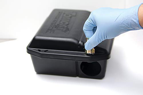 Tomcat Rodent Station, Includes 1 Rodent Station with 4 Bait Securing Rods and 1 Security Key - Fits Rat or Mouse Sized Traps (Baits & Traps Sold Separately) - Use Indoors or Outdoors