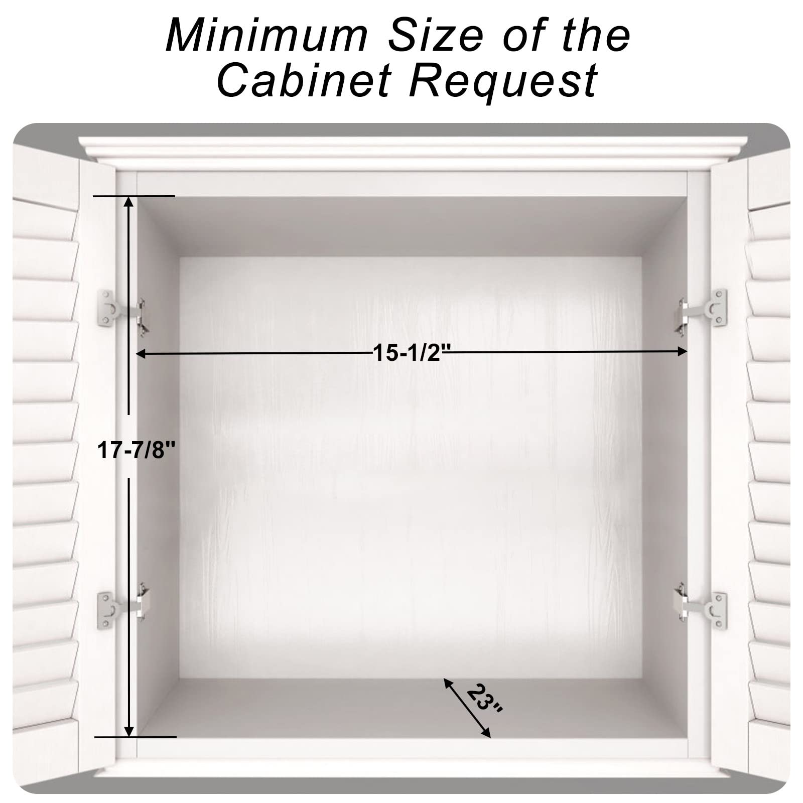 TQVAI 2 Tier Pull Out Cabinet Organizer, Sliding Out Under Sink Cookware Organizer, Wire Shelf Storage Basket for Kitchen Bathroom - 14" W x 21" D x 16-3/8"H, Request at Least 15 Inch Cabinet Opening