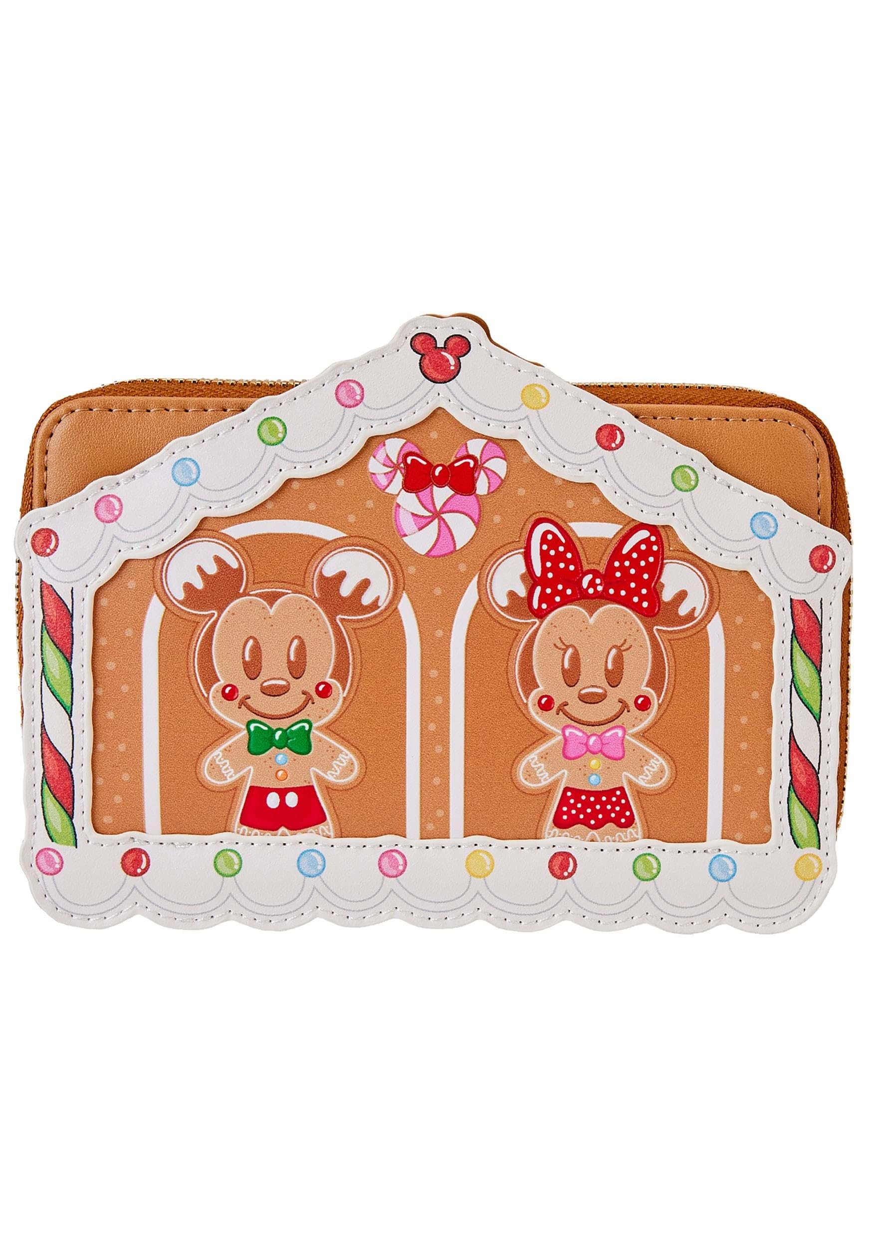 Loungefly Disney Mickey & Friends Gingerbread House Zip Wallet Disney Standard