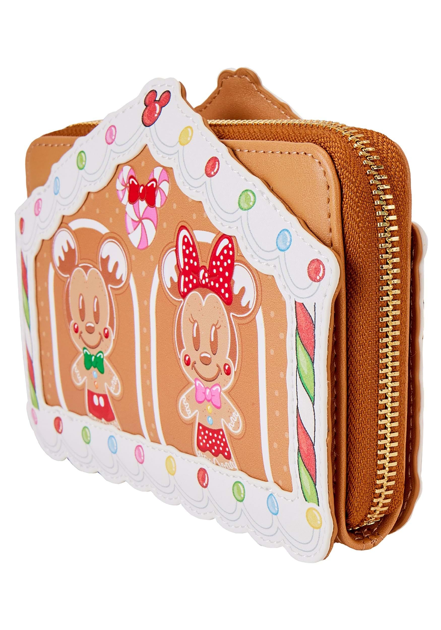 Loungefly Disney Mickey & Friends Gingerbread House Zip Wallet Disney Standard
