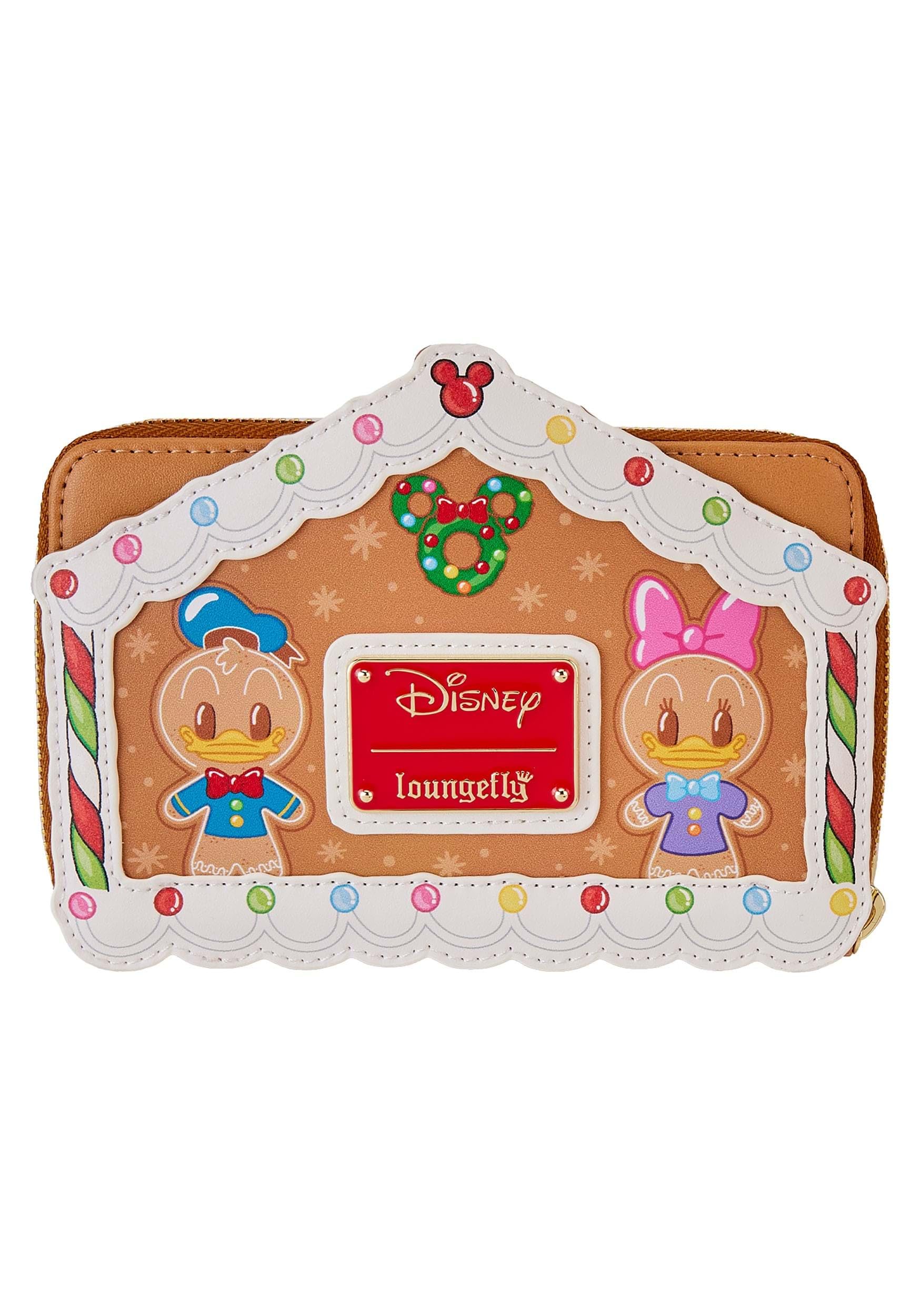 Loungefly Disney Mickey & Friends Gingerbread House Zip Wallet Disney Standard