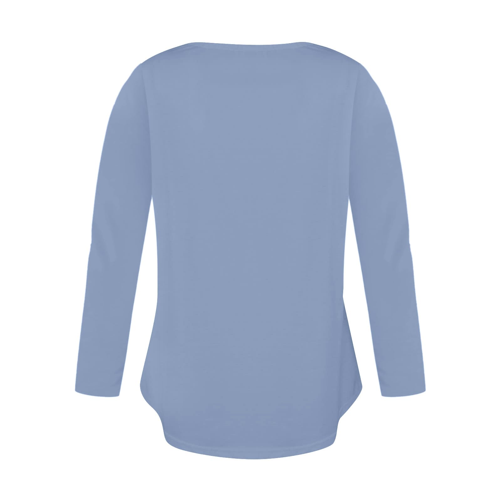 long sleeve tops for women Womens Long Sleeve Tops Fall 2023 V Neck Long Sleeve Blouses Loose Fit Button Solid Casual Tees Clothes prime big deal days early my recent orders placed by me 2023