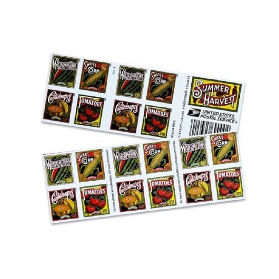 Summer Harvest Forever Postage Stamps-lot of 80…