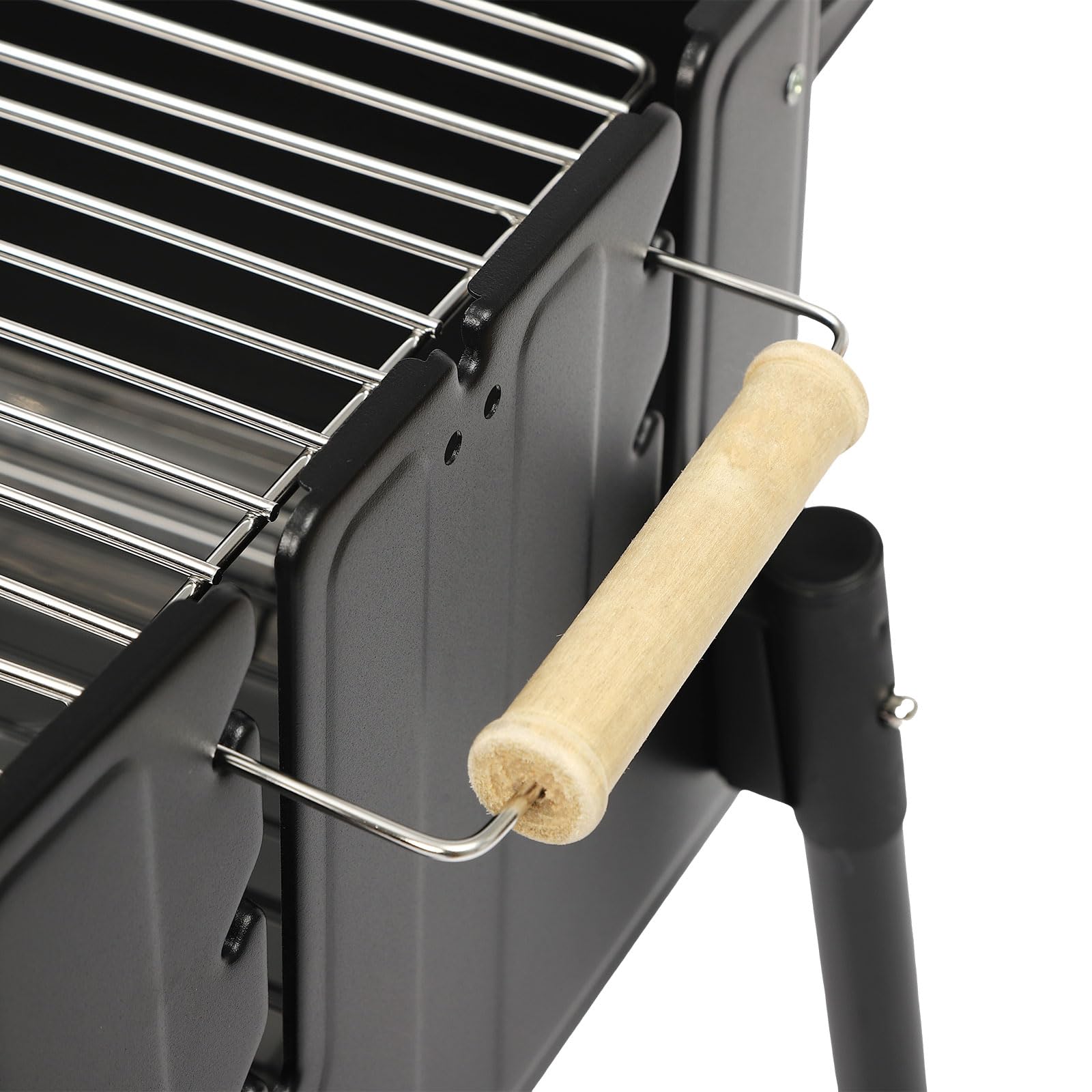 Portable Charcoal Grills 11.42 * 25.79 IN Foldable Camping Barbecue Grill for Outdoor BBQ for Outdoor Cooking Camping Hiking & Any Outdoor Event