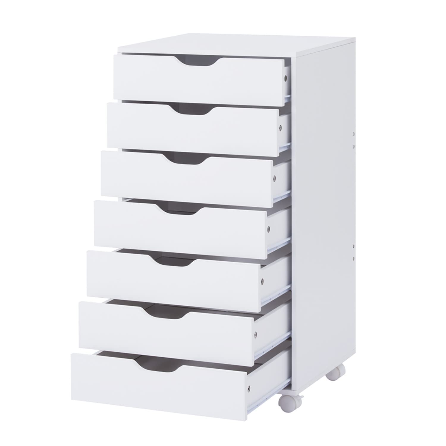 Naomi Home Craft Storage Cabinet 7 Drawer/White