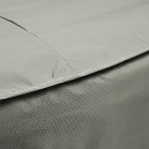 Cover Bonanza 56-399-010401-RT Round, 44 x 12 Inch Fire Pit Cover, Grey, Patio Furniture Covers