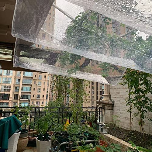 PVC Plastic Cloth, Outdoor Waterproof Tarpin, Multifunctional Windproof Torrent, Iletted Folding Thickness 0.35mm, Thin Rooftop Greening House Garden Garden House Agriculture Cleaning Vegetable Agricu