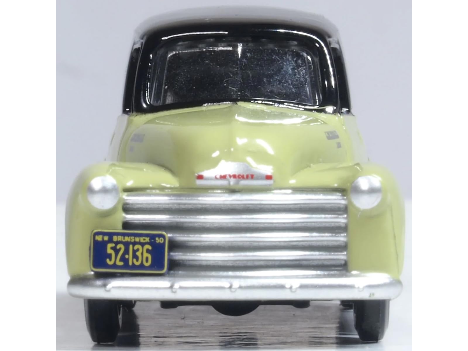1950 Chevy Panel Van Speciality Foods Light Green and Black 1/87 (HO) Scale Diecast Model Car by Oxford Diecast 87CV50004