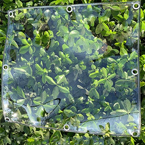 PVC Plastic Cloth, Outdoor Waterproof Tarpin, Multifunctional Windproof Torrent, Iletted Folding Thickness 0.35mm, Thin Rooftop Greening House Garden Garden House Agriculture Cleaning Vegetable Agricu