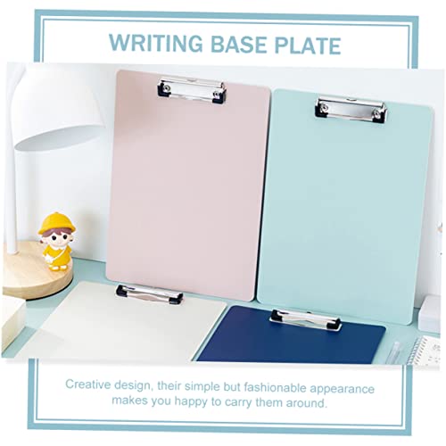Ciieeo 2Pcs Writing pad Artist Drawing Board Document clipboard Magnetic Suction Clipboard Small Plastic clipboards Exam Paper Clips Conference Note pad Hard Plastic ID Folder Office pp