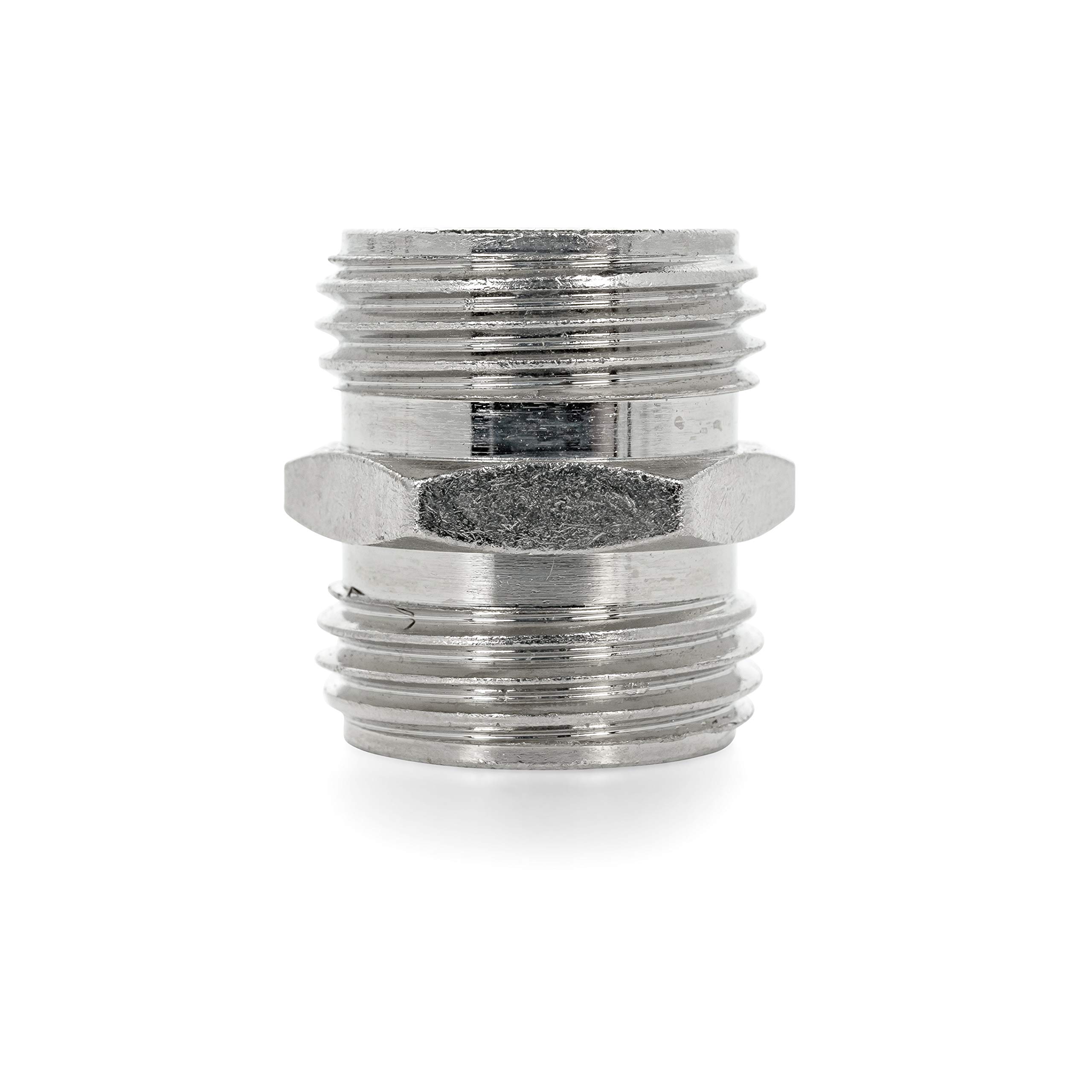 Camco TastePURE Drinking Coupling-Converts Standard Garden Fitting Into Male to Connect to Another Female Water Hose (22705)