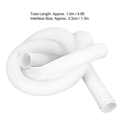 Fishawk Swimming Pool Pipe, Pool Hose 1.5M with Buckle for Above Ground Pool for Garden Swimming Pool