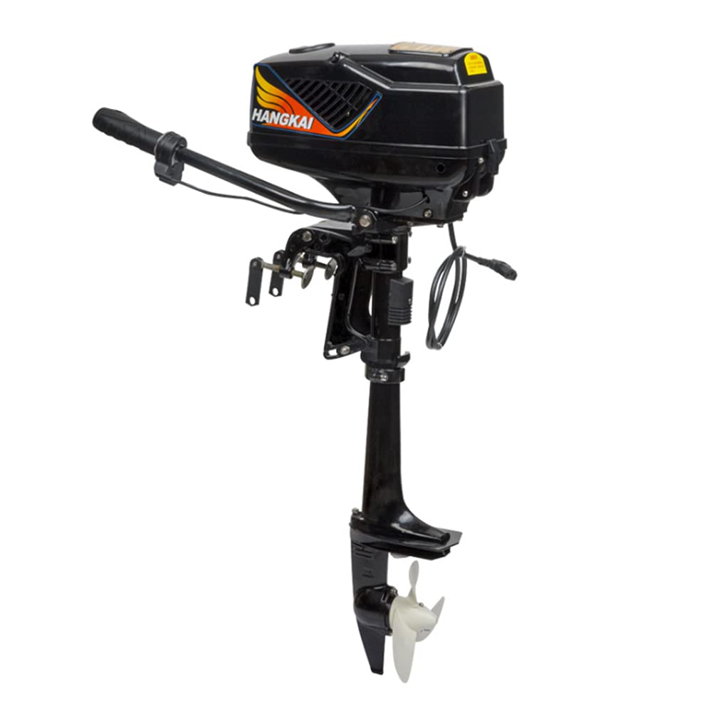 Electric Trolling Motor With 48V 1000W Thrust, Boat Fishing Motor w/Three-blade Propeller, Main Shaft Length & Angle Be Adjusted To Suit 2 Variable Speed Lower Noise For Kayak, Inflatable Fishing Boat