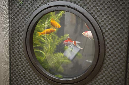 Pennington Aquagarden, Complete Raised Window Pond Kit - Octagon, Water Feature Pool, Includes Inpond 5 in 1 300 Pond & Water Pump with UV Clarifier, 106 Gallon Decking Pond, Three Fountain Displays,