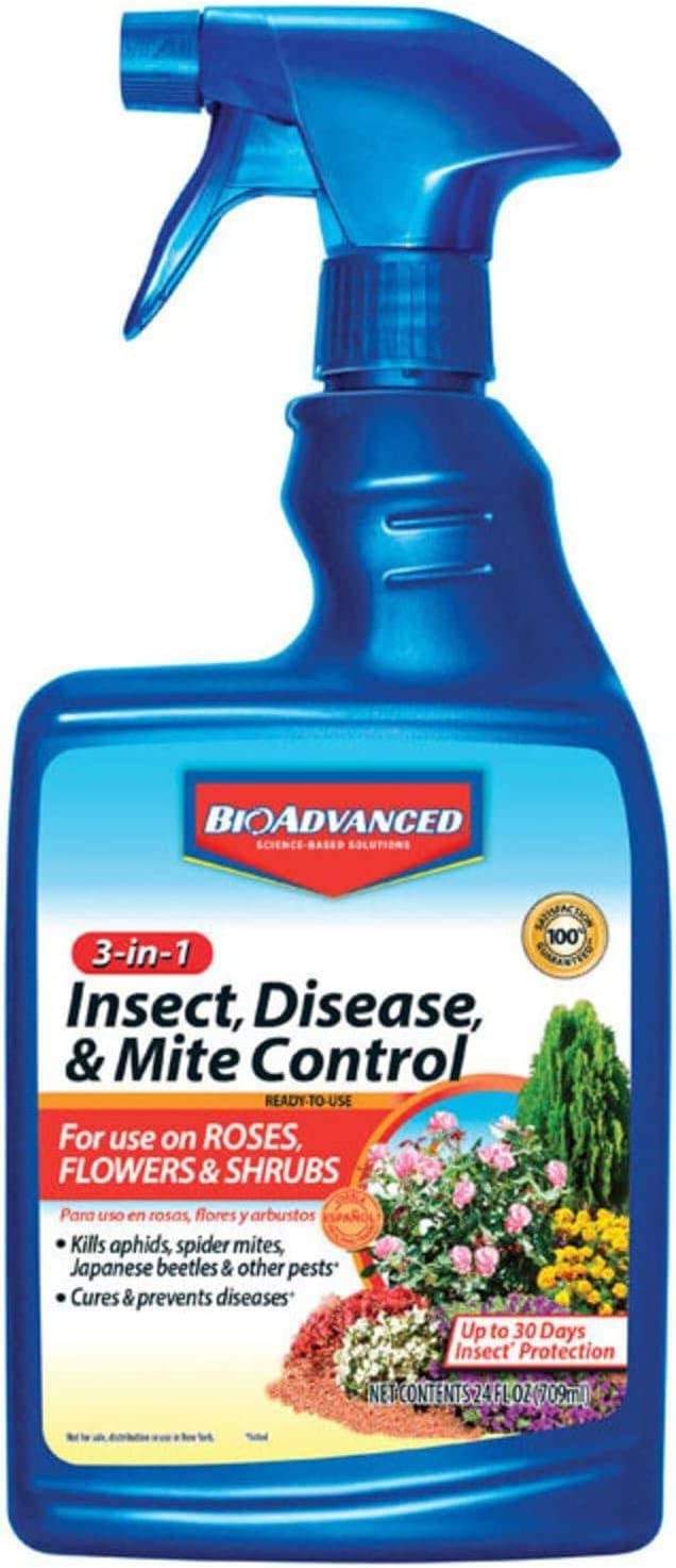 BioAdvanced 3-In-1 Insect, Disease and Mite Control, Ready-to-Use, 24 oz