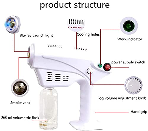 EMENG Portable Steam Sprayer Electric Sprayer Fogger Cold Fogging Machine Office Car Handheld Electric Fogger Sprayer