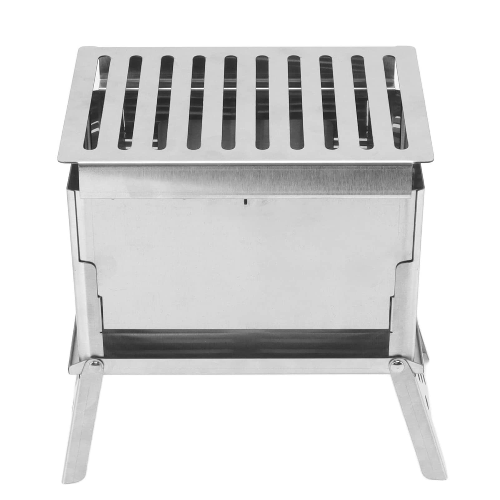 Foldable BBQ Grill, Stainless Steel Charcoal Grills, Durable Portable Detachable Barbecue Cooking Stove for Outdoor Garden Camping Picnic