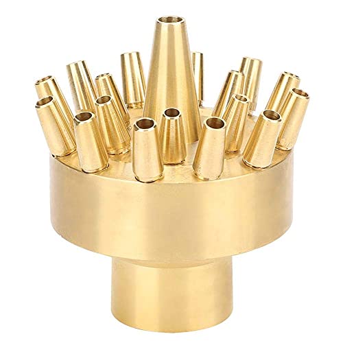 Fdit Pond Fountain Head, Garden Water Fountain Spray Nozzle Sprinkler Head Female Thread 1in