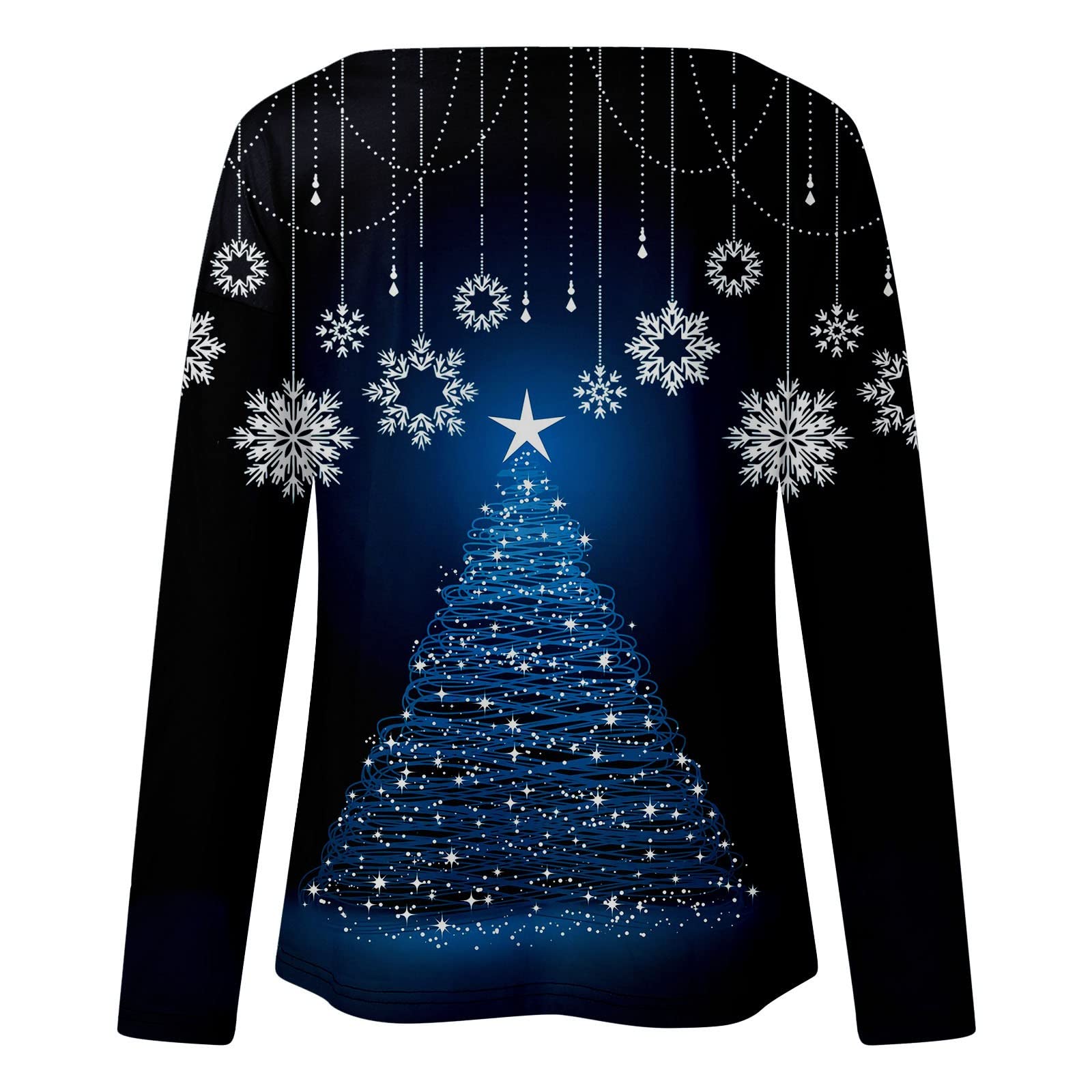 christmas sweatshirts for women fall shacket plaid tree striped splicing santa claus ugly christmas pleated tiered ruffle flowy pleated zip up drawstring tunic shirt blouse tops western outfit