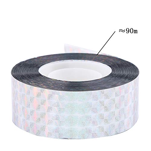 Bird Tape, Strong 90M Bird Tape, Multifunctional Reflective Tape, for Gardens Orchards lawns