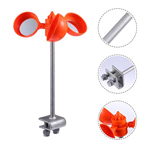 Baluue Reflective Windmill Pinwheel Bird Control Scare Device for Garden Farm Pet