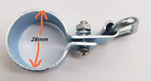 shiosheng Weed Eater Shaft Boom Clamp, String Trimmer Harness Ring(D-28MM) for Trimmer Harness Shoulder Strap Garden Lawn Cutter Garden Lawn Cutter Accessories