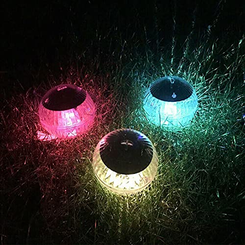 Solar Floating Pool Lights, IP65 Waterproof LED Globe Night Light Color Changing Hangable Ball Light for Pond,Garden,Backyard,Party 1PCS
