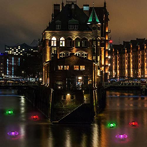 Solar Floating Pool Lights, IP65 Waterproof LED Globe Night Light Color Changing Hangable Ball Light for Pond,Garden,Backyard,Party 1PCS