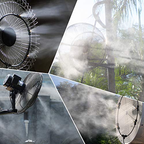 HONYOU Fan Misting Cooling Kit for DIY Outdoor Mist Fan 19.6 Ft