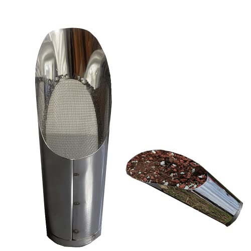 CHALKSEA Garden Sieve, Garden Riddle, Perfect Gardening Tool for Sifting Soil, Stones, Potting Sieve and Compost