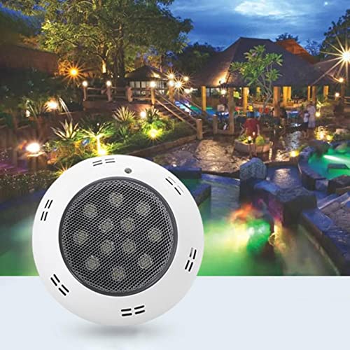 KLKCMS Garden Swimming Pool IP68 Water Underwater Lights , 18W