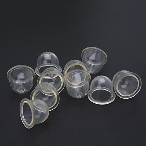 LOLOVI BBR 10Pcs Carburetor Parts Fuel Primer Bulb Pump Cap For Chainsaw Blower Trimmer New Mini Garden Tools Set Pink