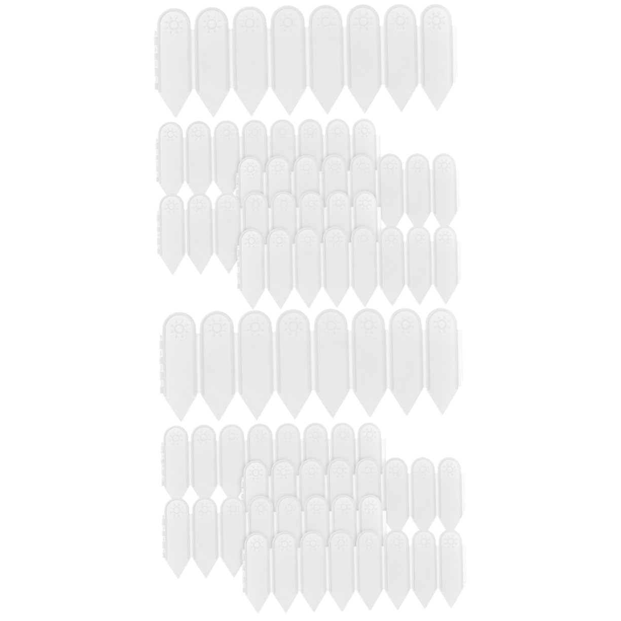Happyyami 10 Pcs Outdoor Pet Fence Botanical Decor White Fence Pet Fences Garden Edging Plastic Fence Edgings Small Fence for Garden Dog Fence Outdoor Decorative Landscape Border Fringe Lawn