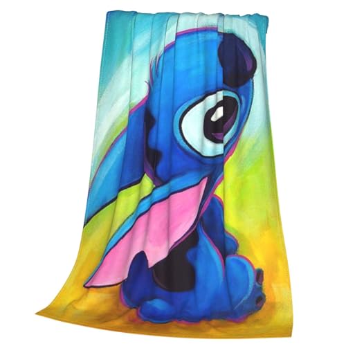 Cartoon Blanket Flannel Fleece Throw Blankets Best Friend Super Soft Cozy Warm Plush Bedding for Sofa Living Room Bedroom 50"X40"