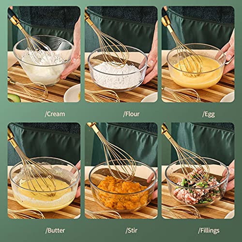 Egg Beater Food Mixer Egg Stainless Steel Material Buttercream Whisk Mixer Kitchen Utensil Cooking Tools 2 Sizes Egg Beaters Manual Kitchen Stainless