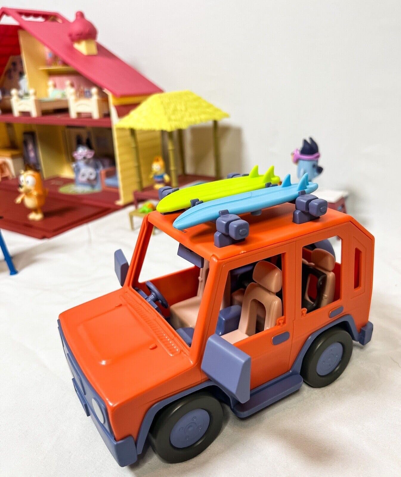 Bluey New 2023 Ultimate Mega Set | 40 Piece 4 Sets in one mega playset | Complete & Extended Heeler Family & Friends 14 Character Figures