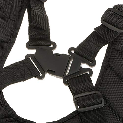 ifundom Black Comfort Strap Double Shoulder, Trimmer Shoulder Strap for Trimmers Brushcutters Strimmer Harness, Garden Brush Cutter Lawn Mower Nylon Belt fit for Brush Cutter Trimmer Kit