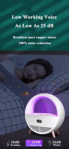 AL HUTAIB ENT Bug Zapper, Mosquito Zapper Round Circle Electric UV Insect Catcher & Killer for Files, Mosquitoes,White Gnats & Other Small to Large Flying Pests, 1 Acre Outdoor Coverage for Home
