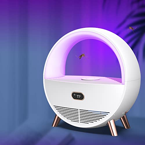 AL HUTAIB ENT Bug Zapper, Mosquito Zapper Round Circle Electric UV Insect Catcher & Killer for Files, Mosquitoes,White Gnats & Other Small to Large Flying Pests, 1 Acre Outdoor Coverage for Home