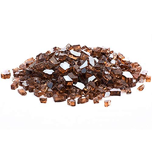Margo Garden Products 1/2" 20lbs Dragon Glass, Copper