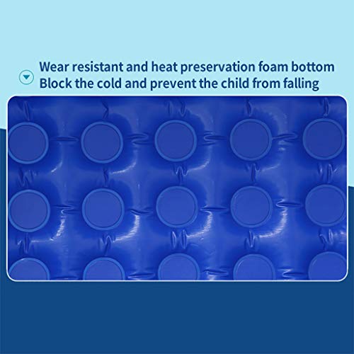 iHPH7 Family Inflatable Swimming Pool for Toddlers,Kids,Adults,Kiddie,Ocean Scene Rectangular Above Ground Garden Backyard Outdoor Summer Water Party Multiple Size Options S